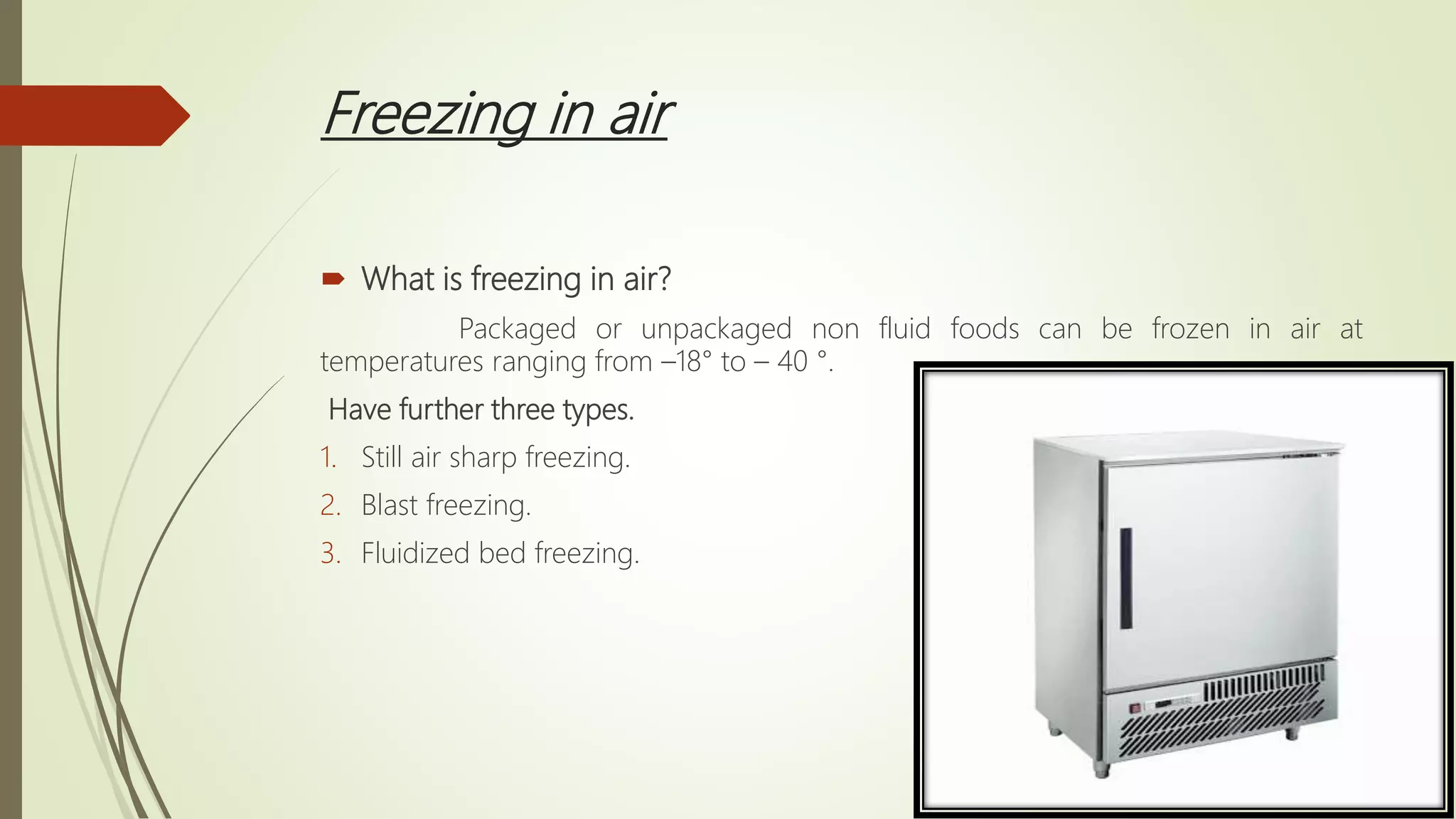 Methods of freeezing | PPTX