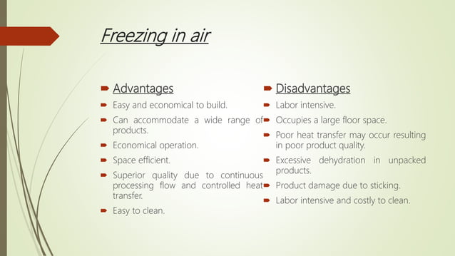 Methods of freeezing | PPTX