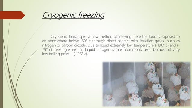 Methods of freeezing | PPTX