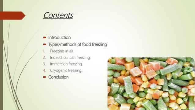 Methods of freeezing | PPTX