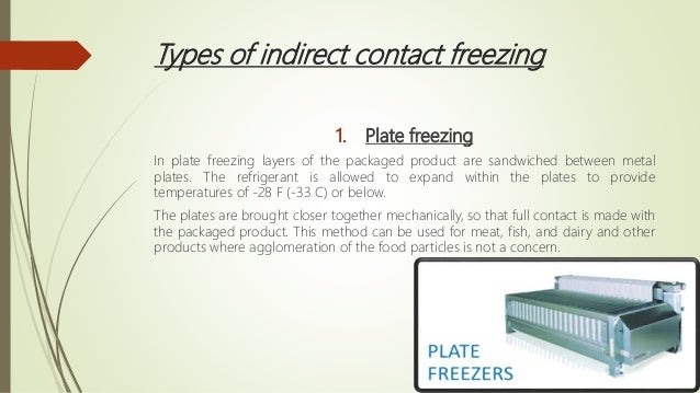 Methods of freeezing
