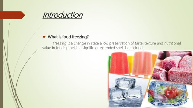 Methods of freeezing