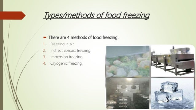 Methods of freeezing