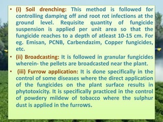 Methods of fungicide applications | PPTX