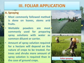 Methods of fungicide applications | PPTX