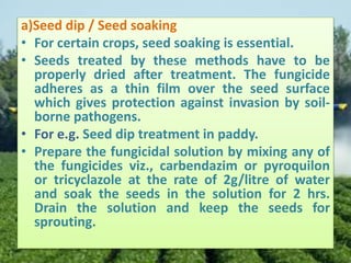 Methods of fungicide applications | PPTX