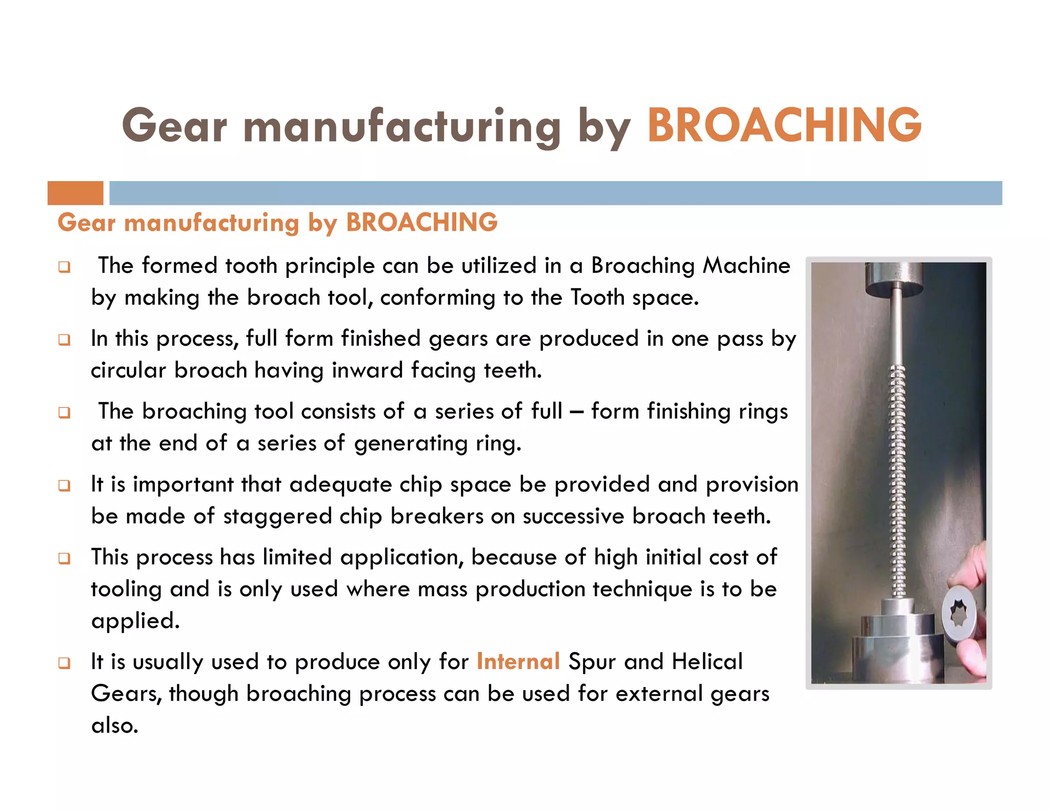 Methods of gear manufacturing | PDF