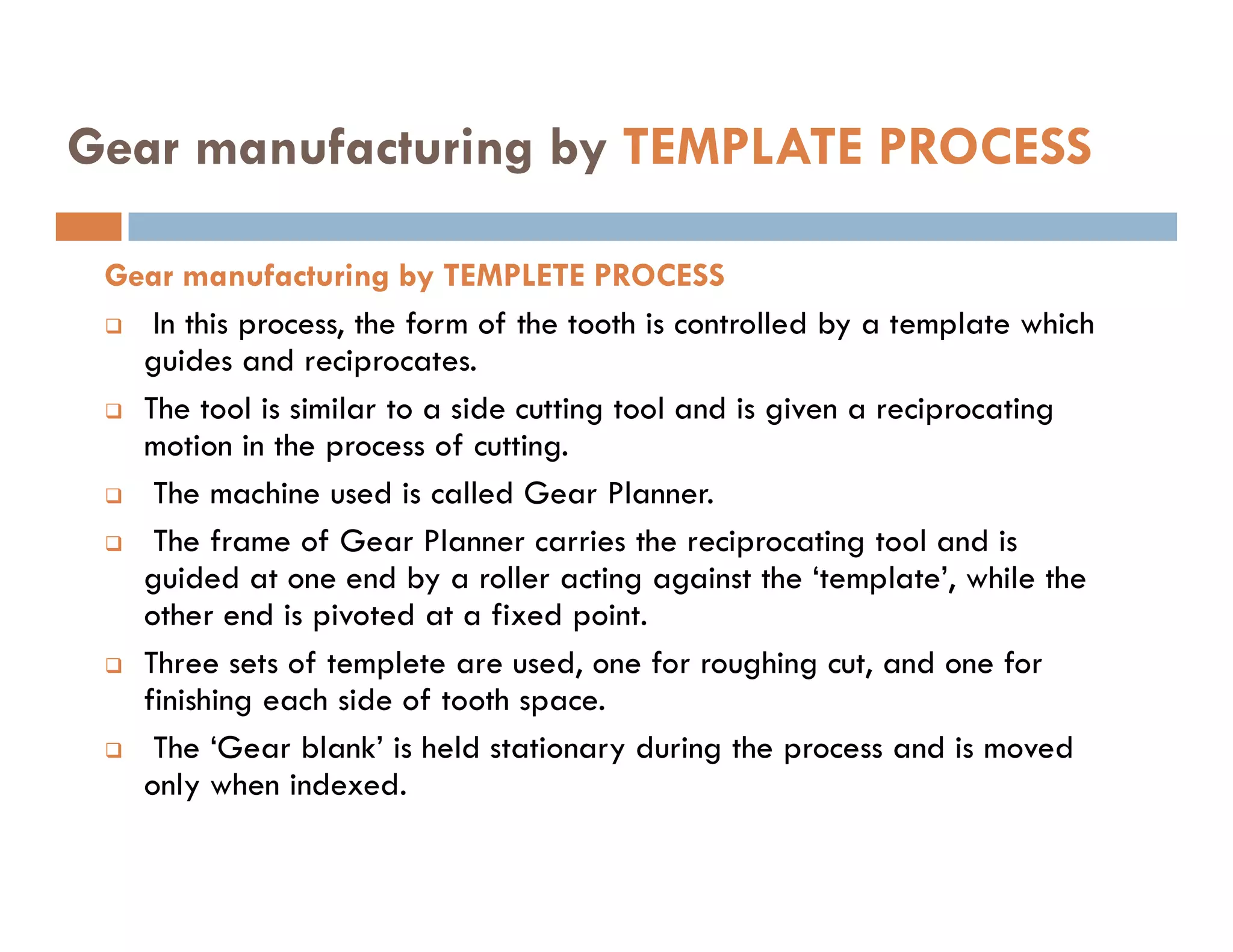 Methods of gear manufacturing | PDF