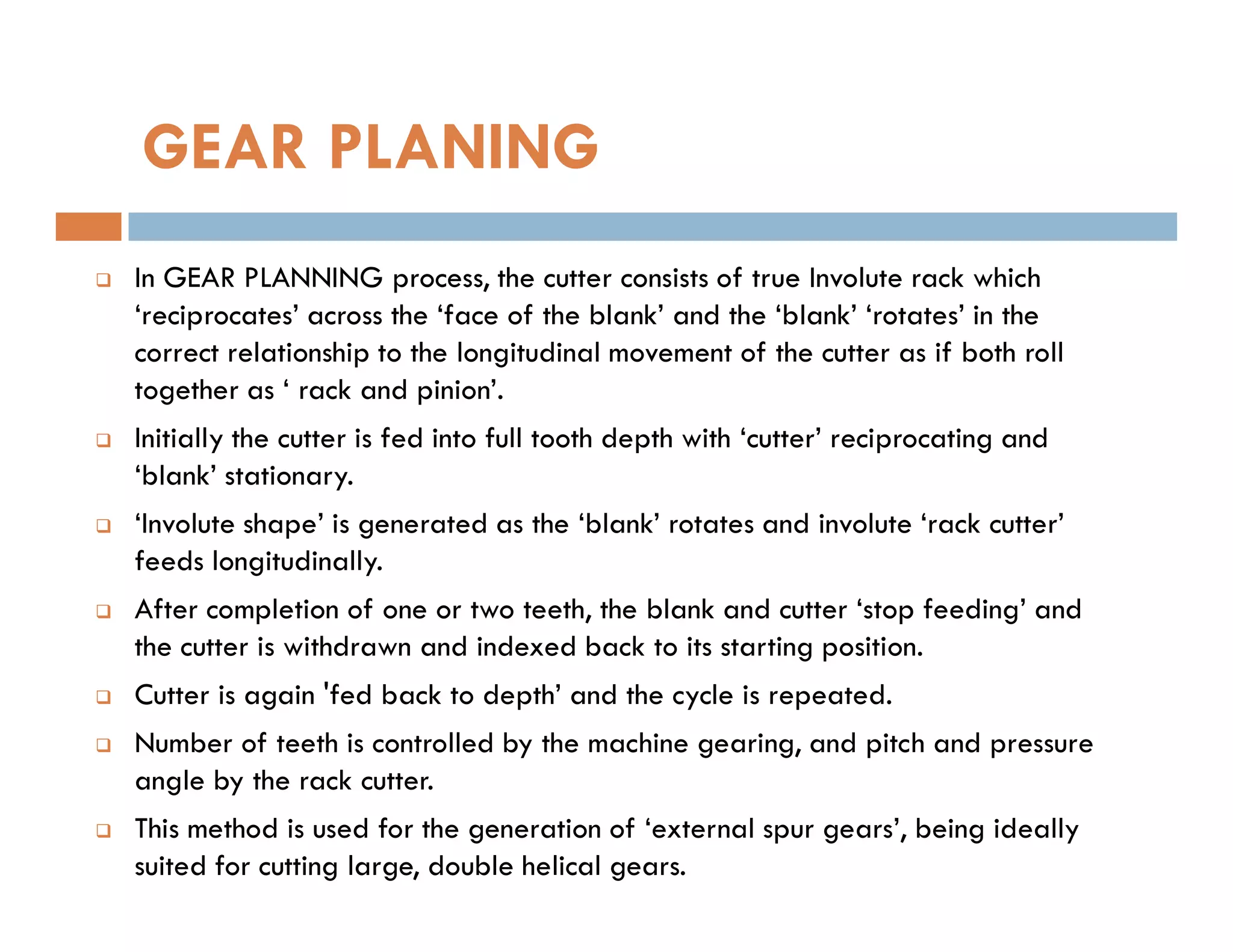 Methods of gear manufacturing | PDF