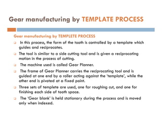 Methods of gear manufacturing | PDF