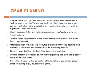 Methods of gear manufacturing | PDF