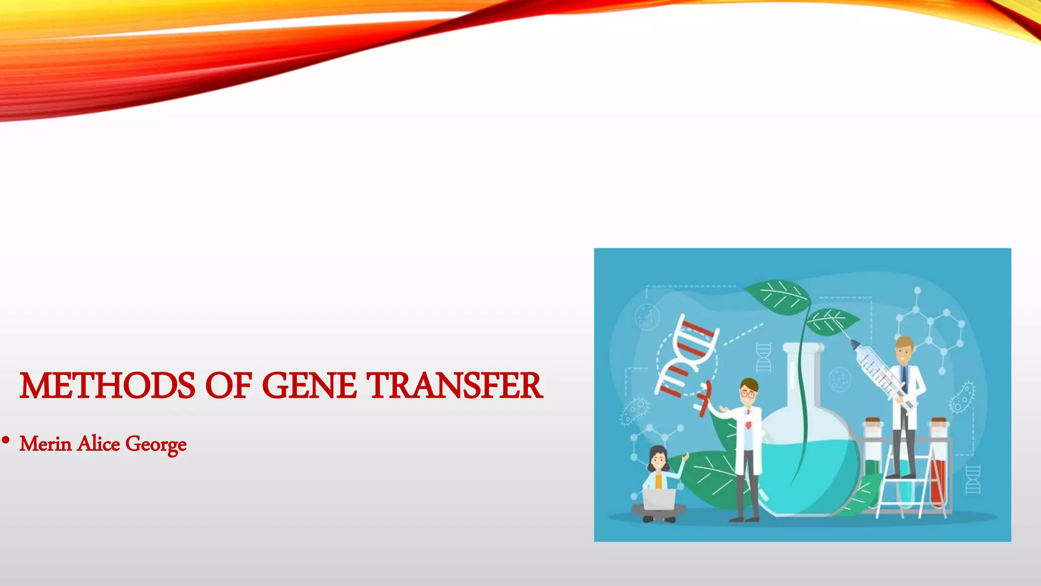 Methods of gene transfer | PPTX