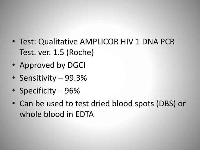 Methods of Laboratory diagnosis (genotypic detection) of HIV | PPTX ...