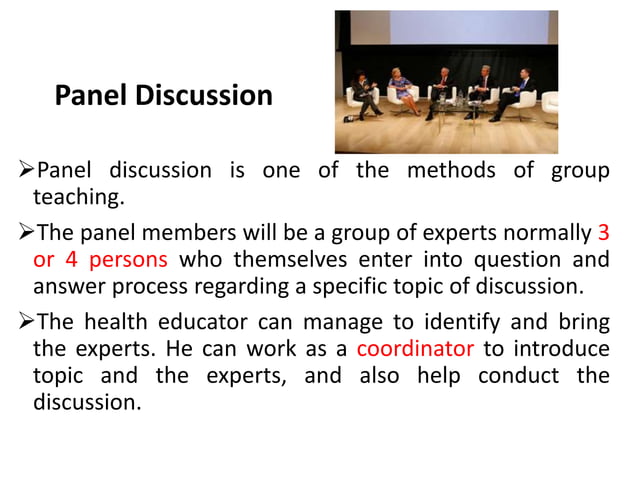 Methods of Health Education | PPTX