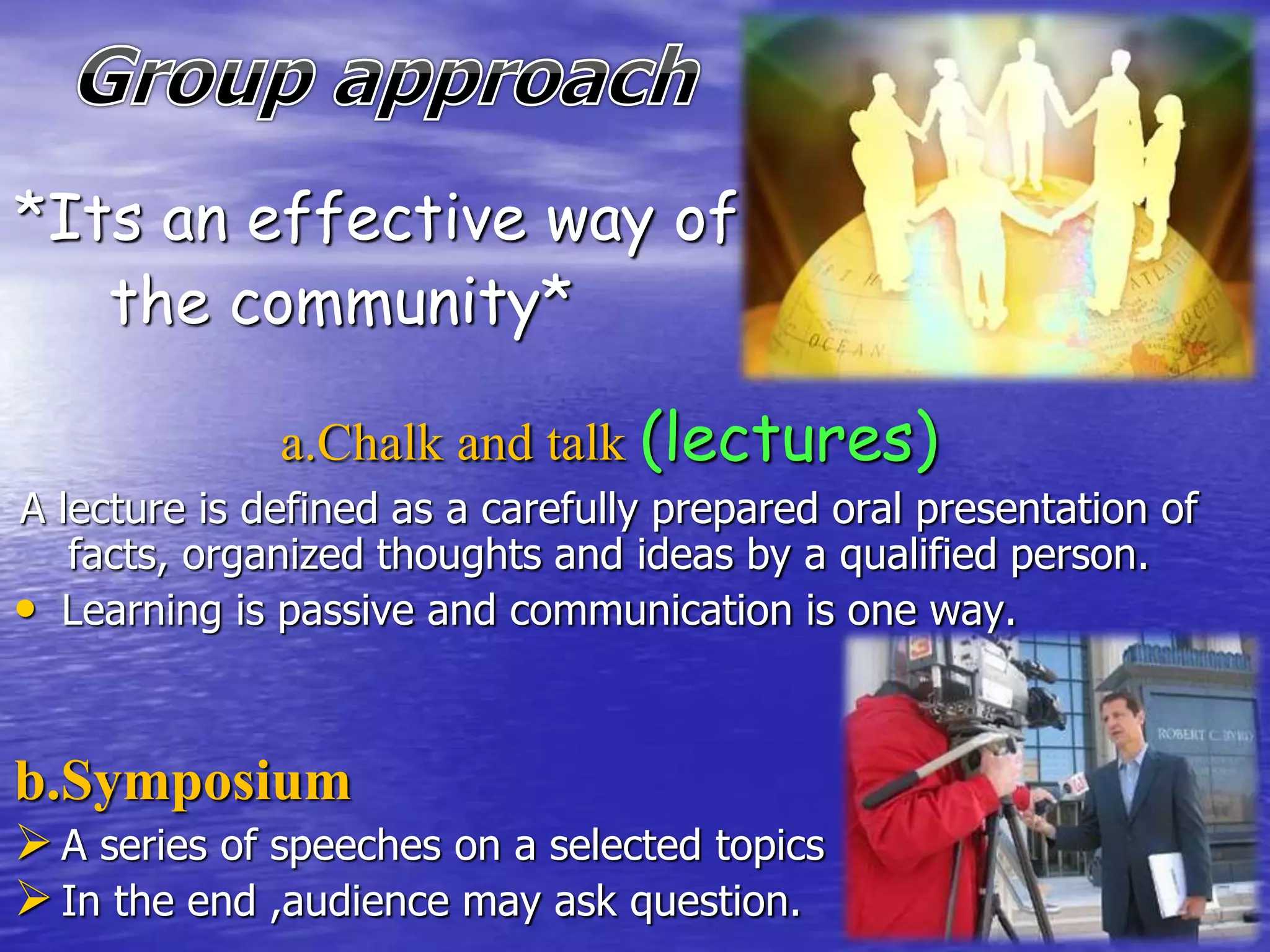 Methods of health education | PPTX