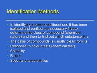 Methods of identification | PPTX