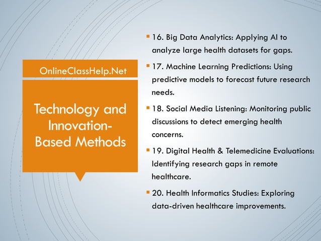Methods of Identifying Health Research Gaps, Needs, and Priorities Comprehensive List.pdf