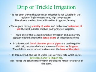 Methods of Irrigation Engineering | PPTX
