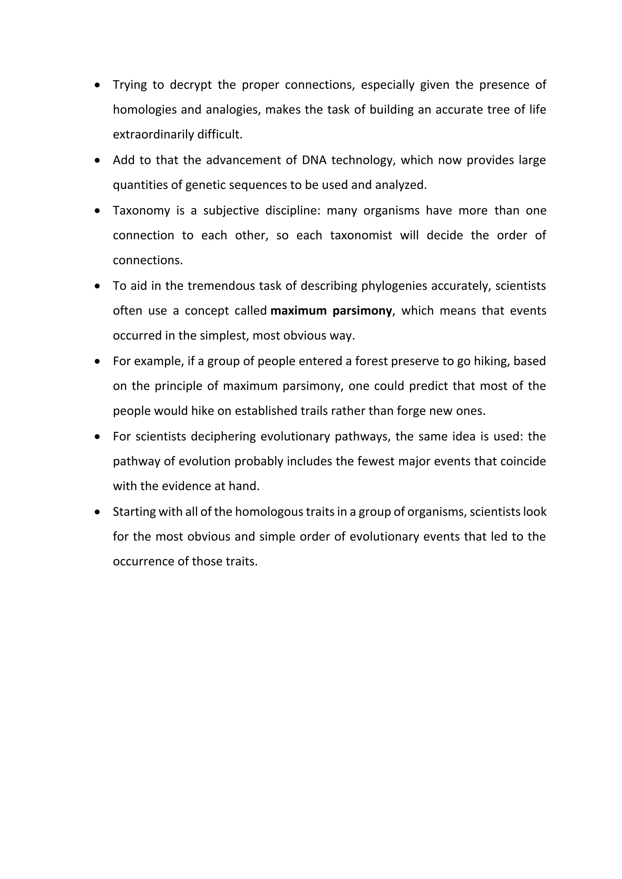 Methods of illustrating evolutionary relationship | PDF