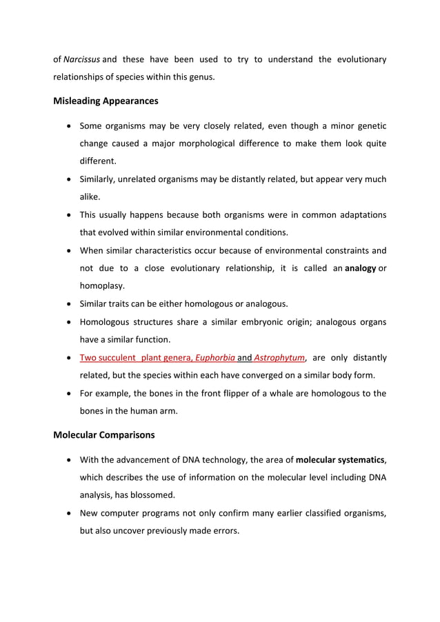 Methods of illustrating evolutionary relationship | PDF | Genealogy and Ancestry | Hobbies ...