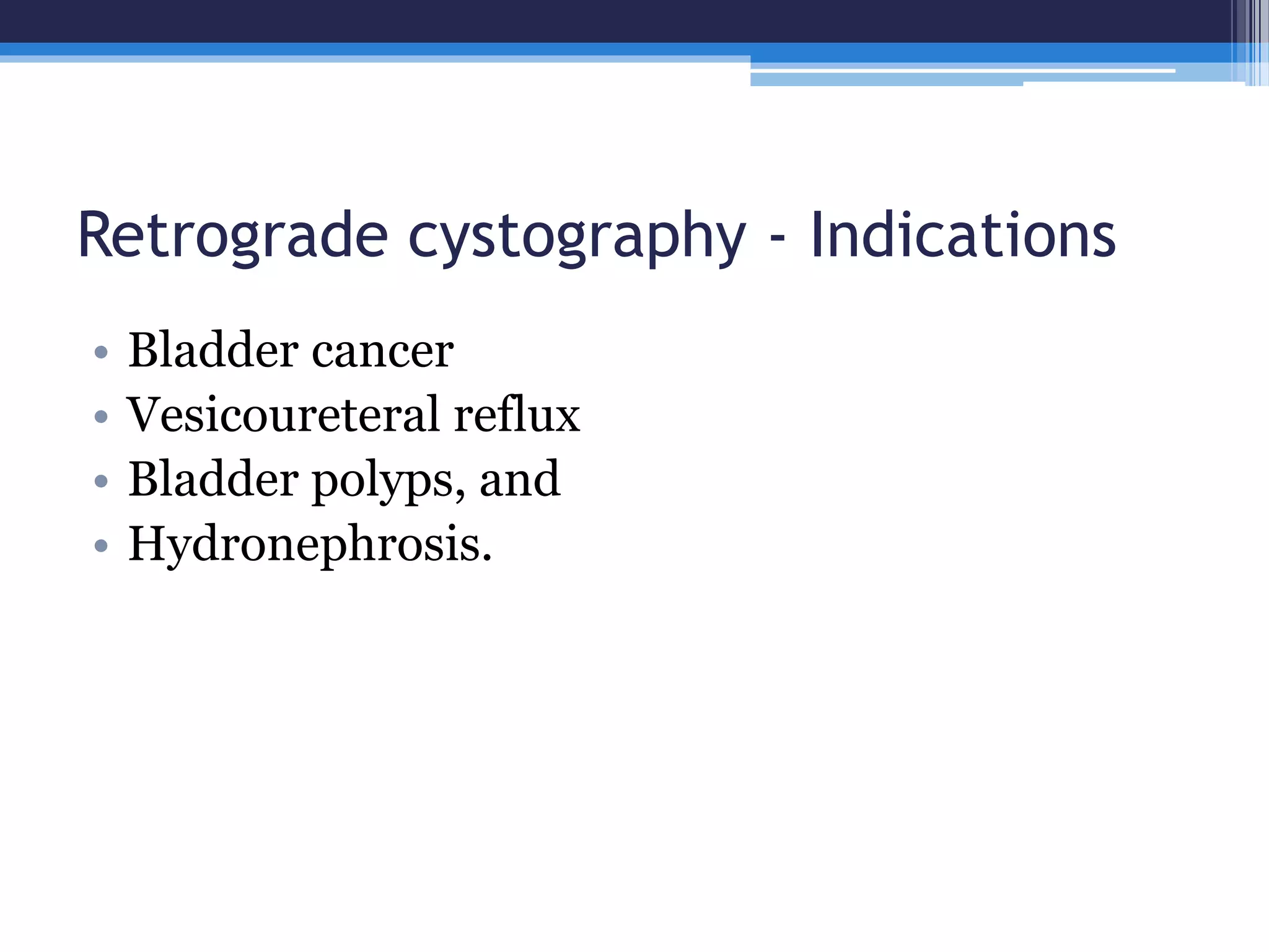 Methods of imaging of the urinary tract using contrast | PPTX