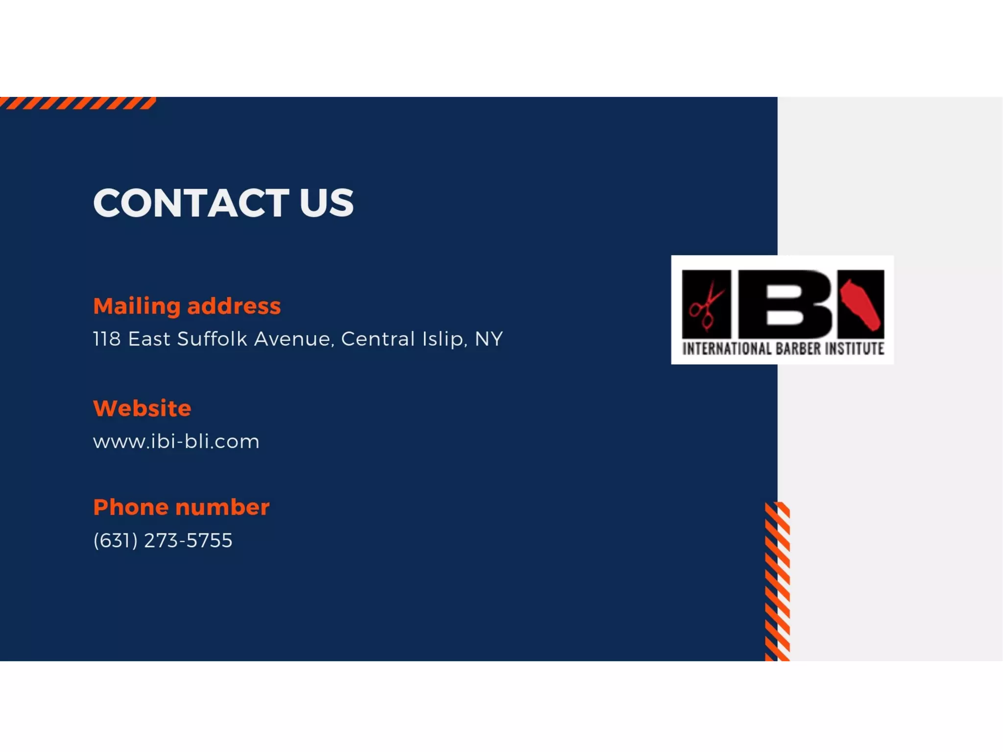 Methods of Barber Infection Control | International Barber Institute | PPT