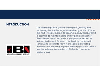Methods of Barber Infection Control | International Barber Institute | PPT