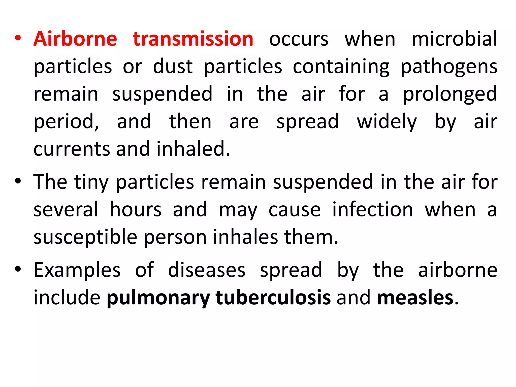 Methods of infection transmission | PPSX
