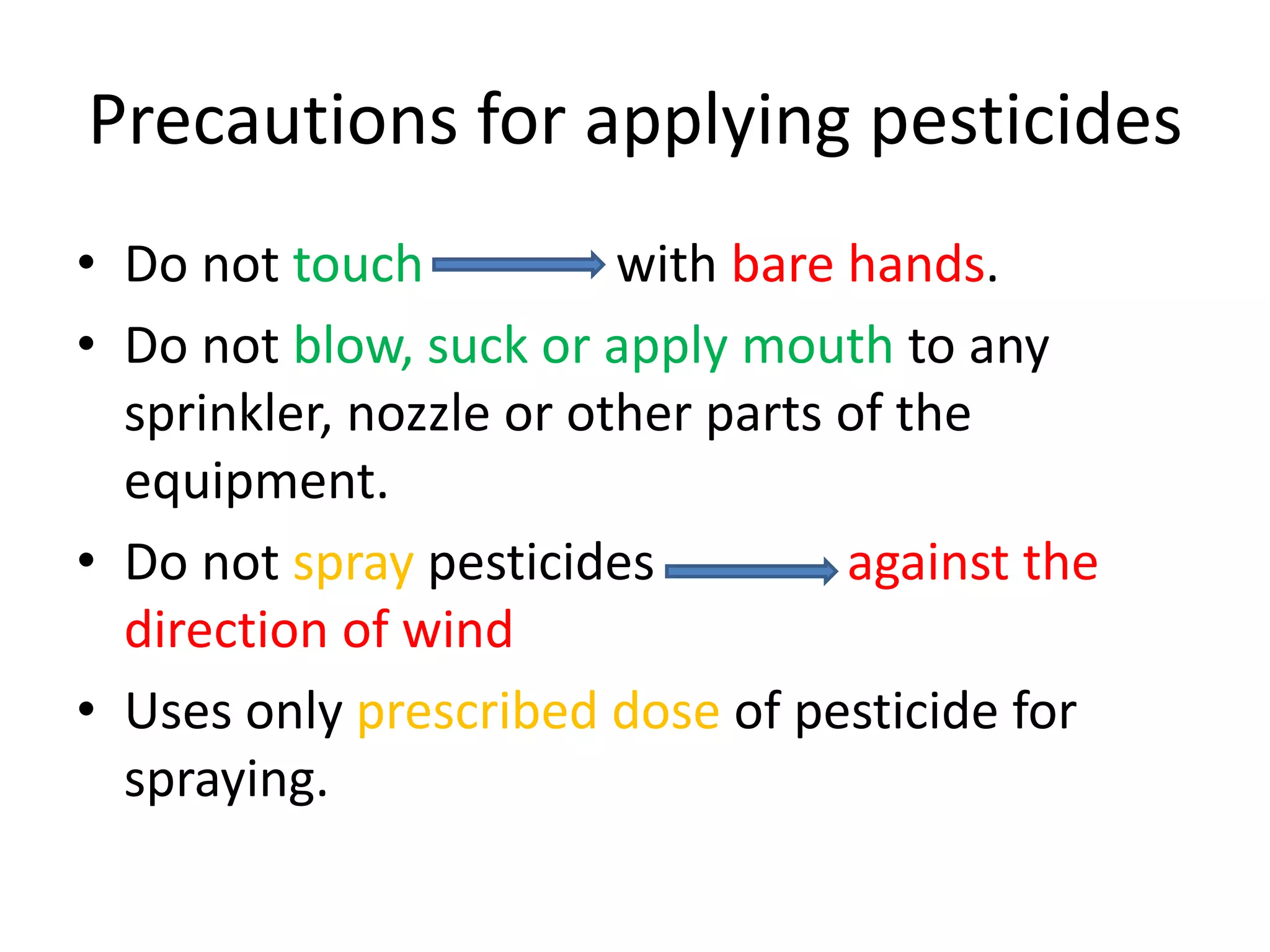 Methods of insect pest control | PPTX