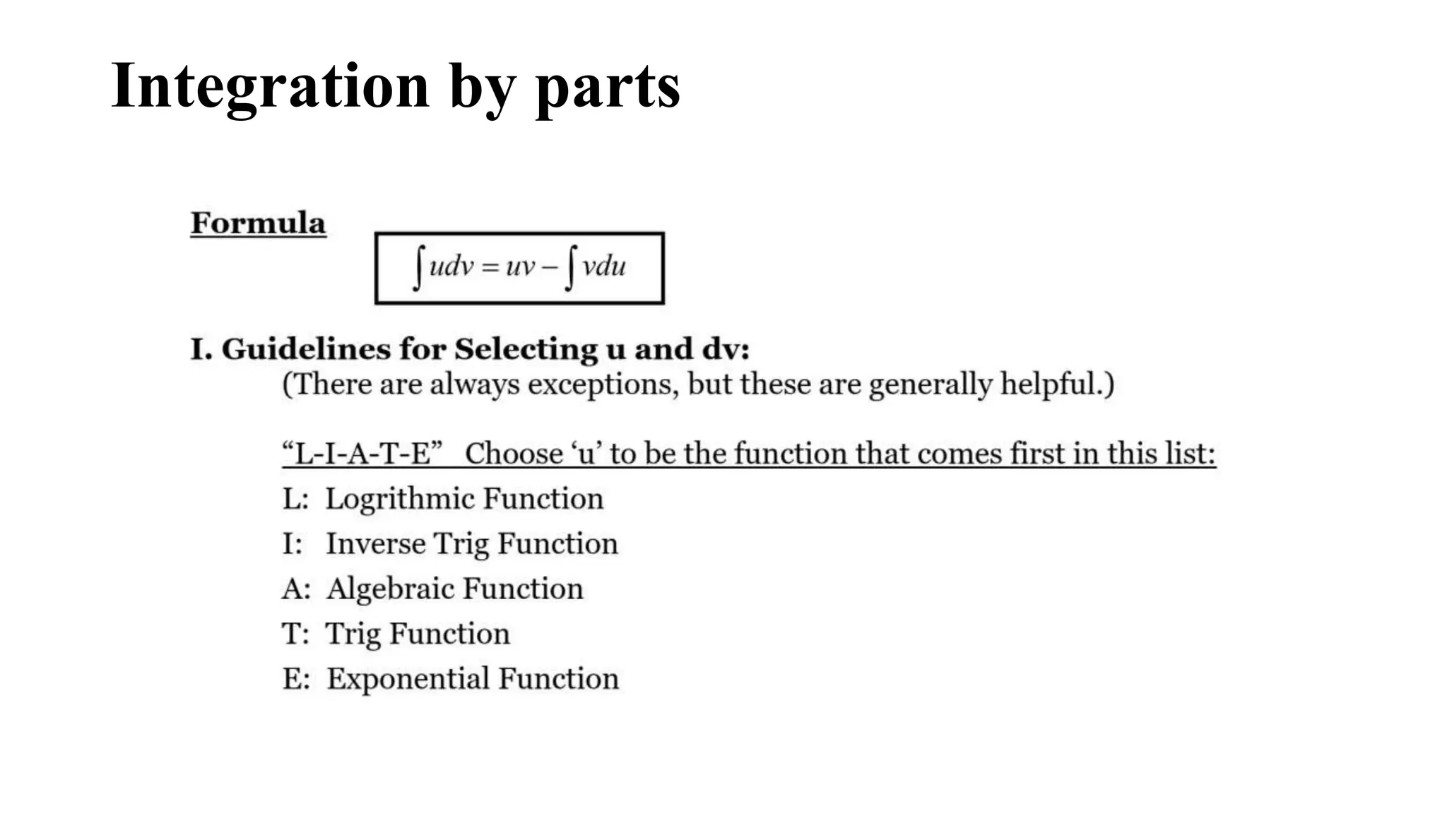 Methods of integration | PPTX