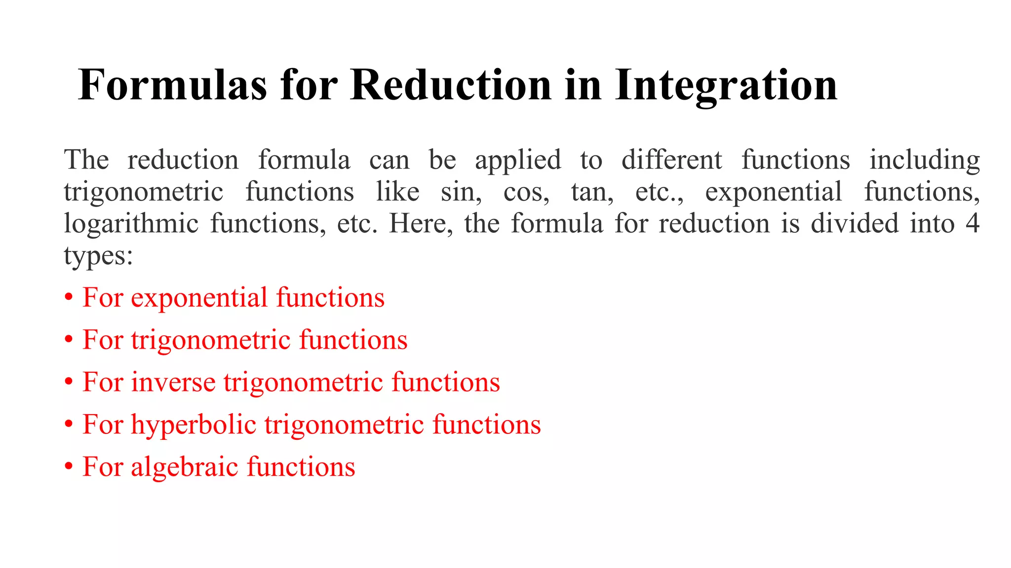 Methods of integration | PPTX