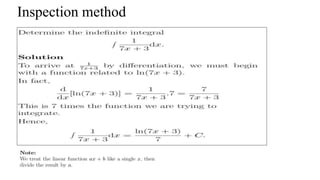 Methods of integration | PPTX