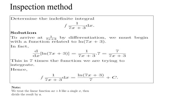 Methods of integration | PPTX