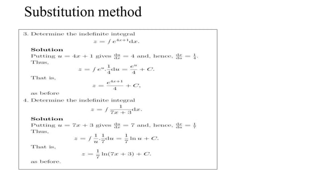 Methods of integration | PPTX