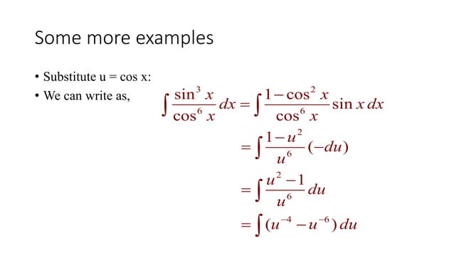 Methods of integration | PPTX