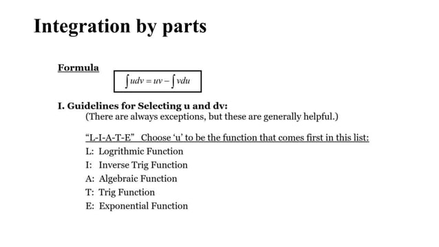Methods of integration | PPTX