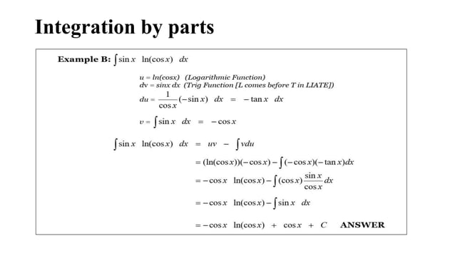 Methods of integration | PPTX