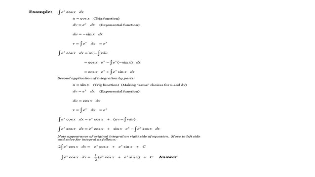 Methods of integration | PPTX