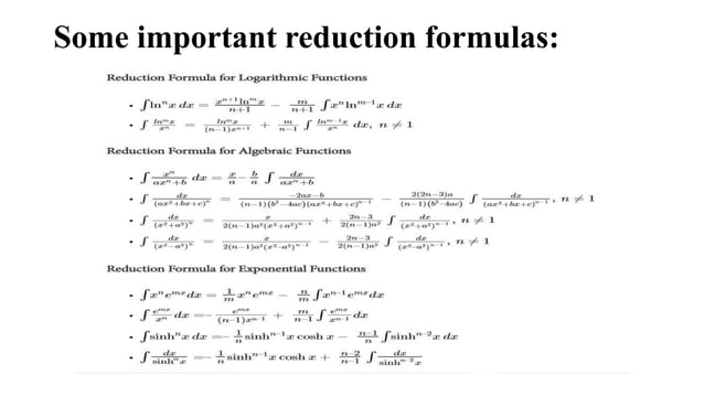 Methods of integration | PPTX