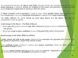 Methods of international trade payments | PPT