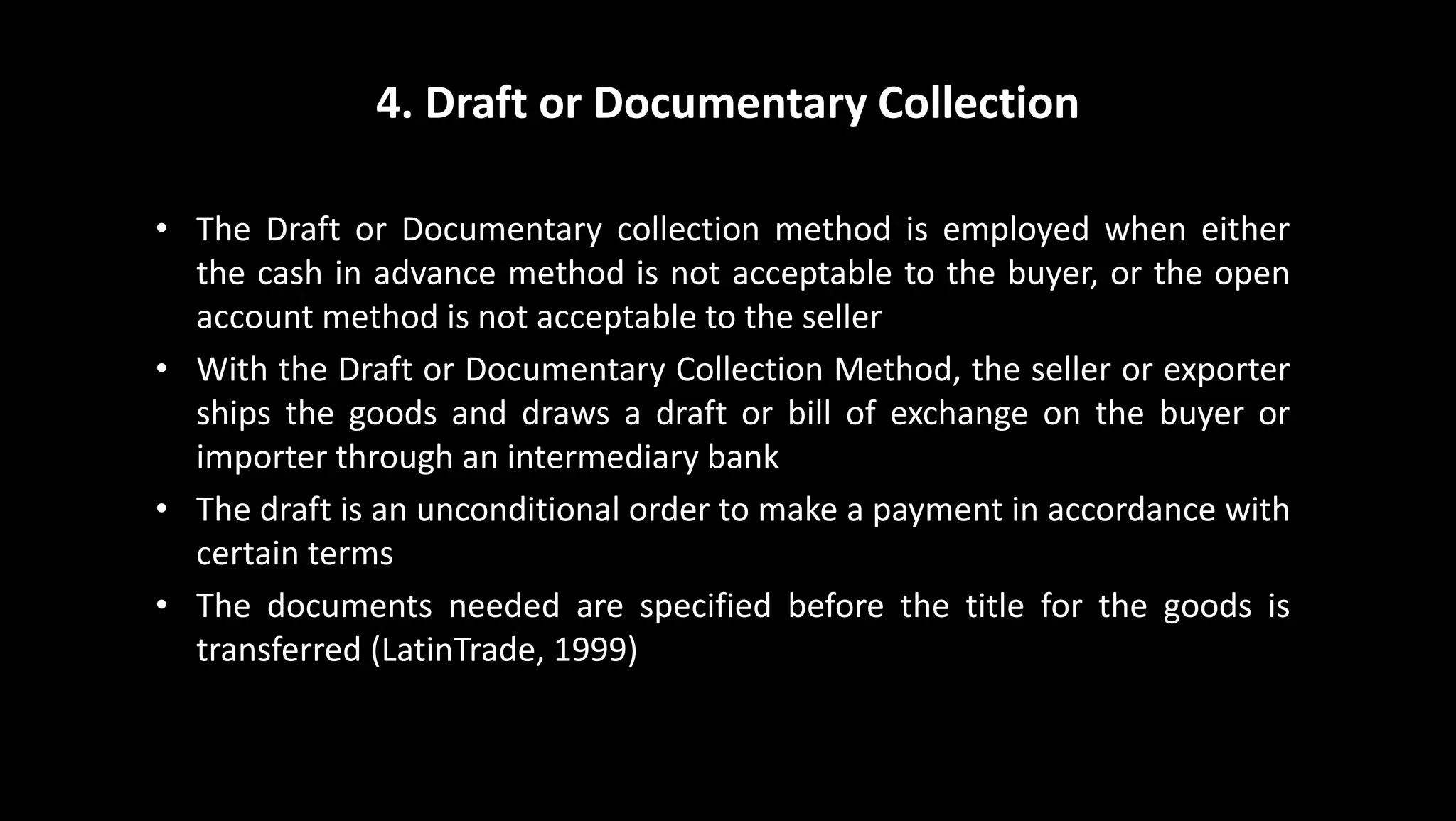 Methods of International Trade Settlement | PPTX