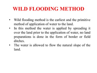METHODS OF IRRIGATION BY AKASH V. MODI | PPTX