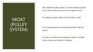 Methods of irrigation | PPTX