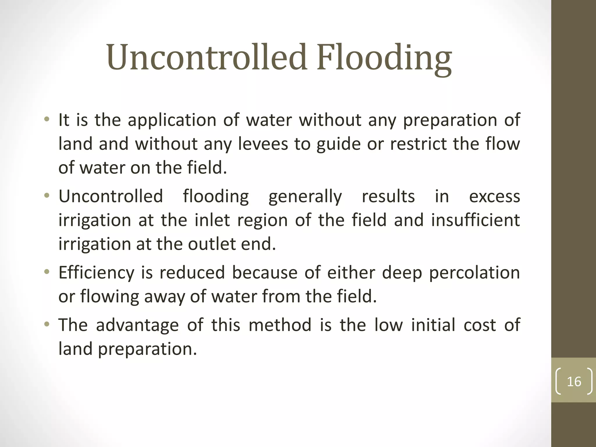Methods of irrigation | PPTX