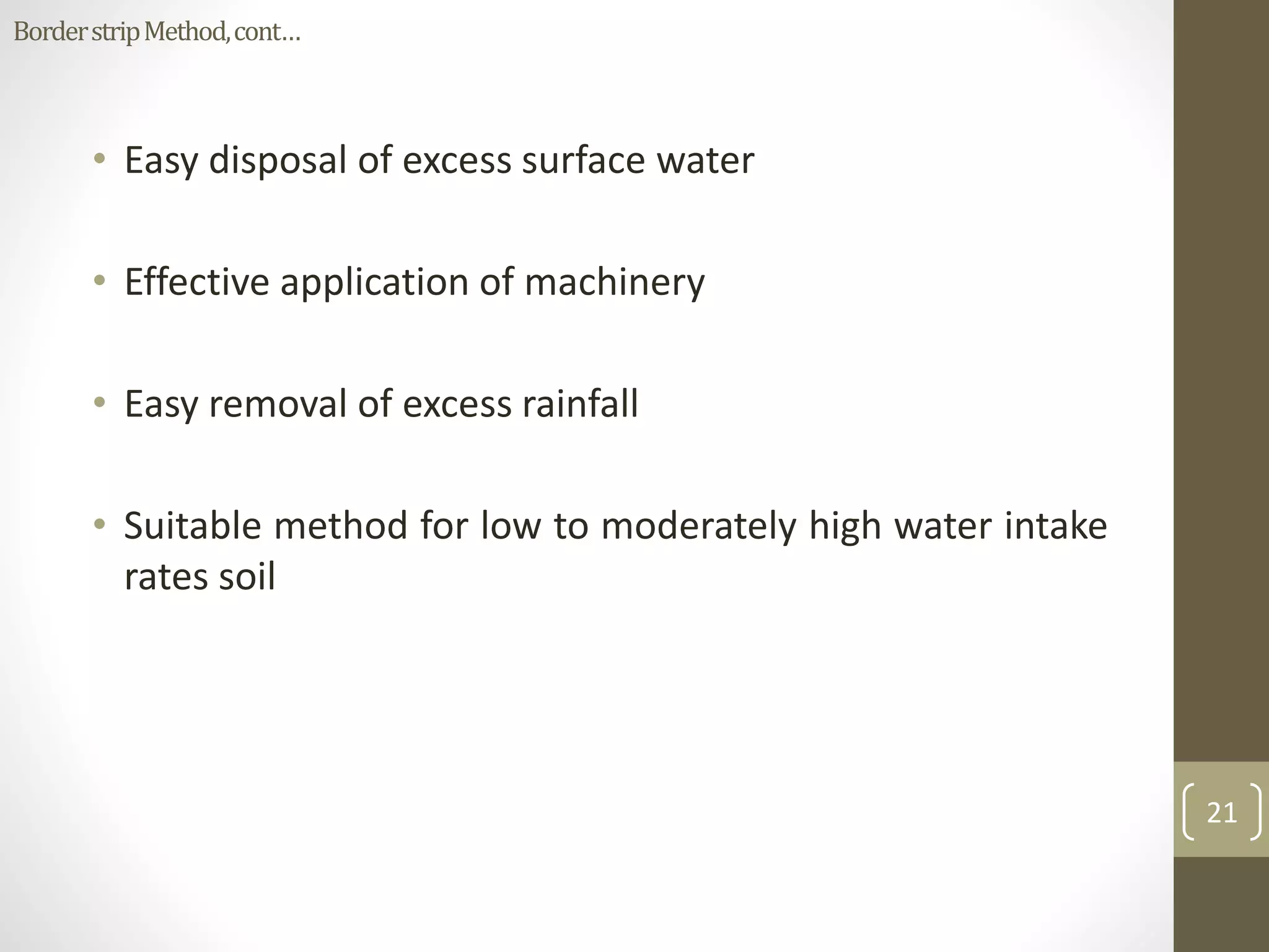 Methods of irrigation | PPTX