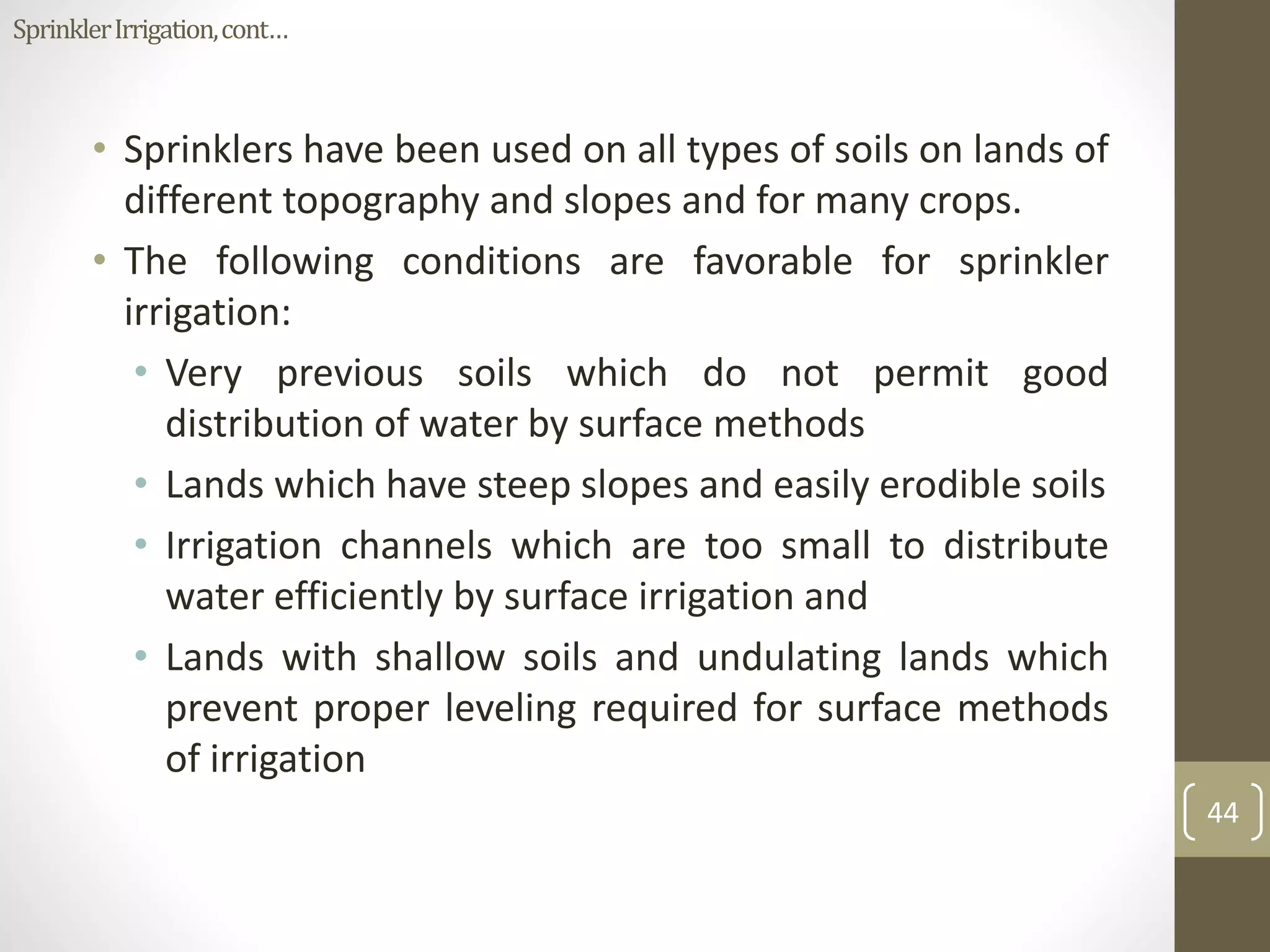 Methods of irrigation | PPTX