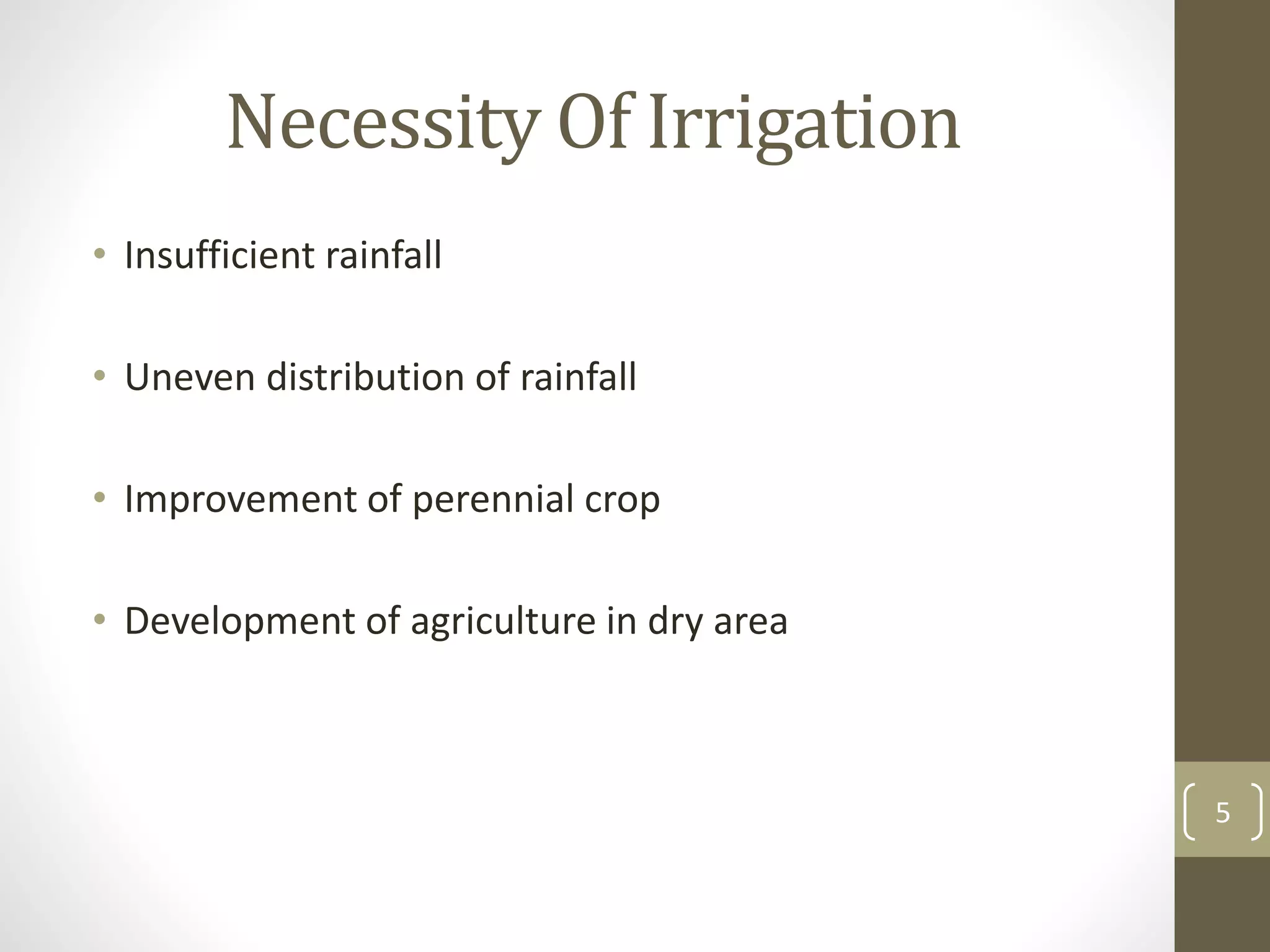 Methods of irrigation | PPTX
