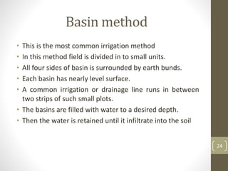 Methods of irrigation | PPTX