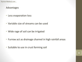 Methods of irrigation | PPTX