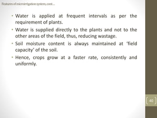 Methods of irrigation | PPTX